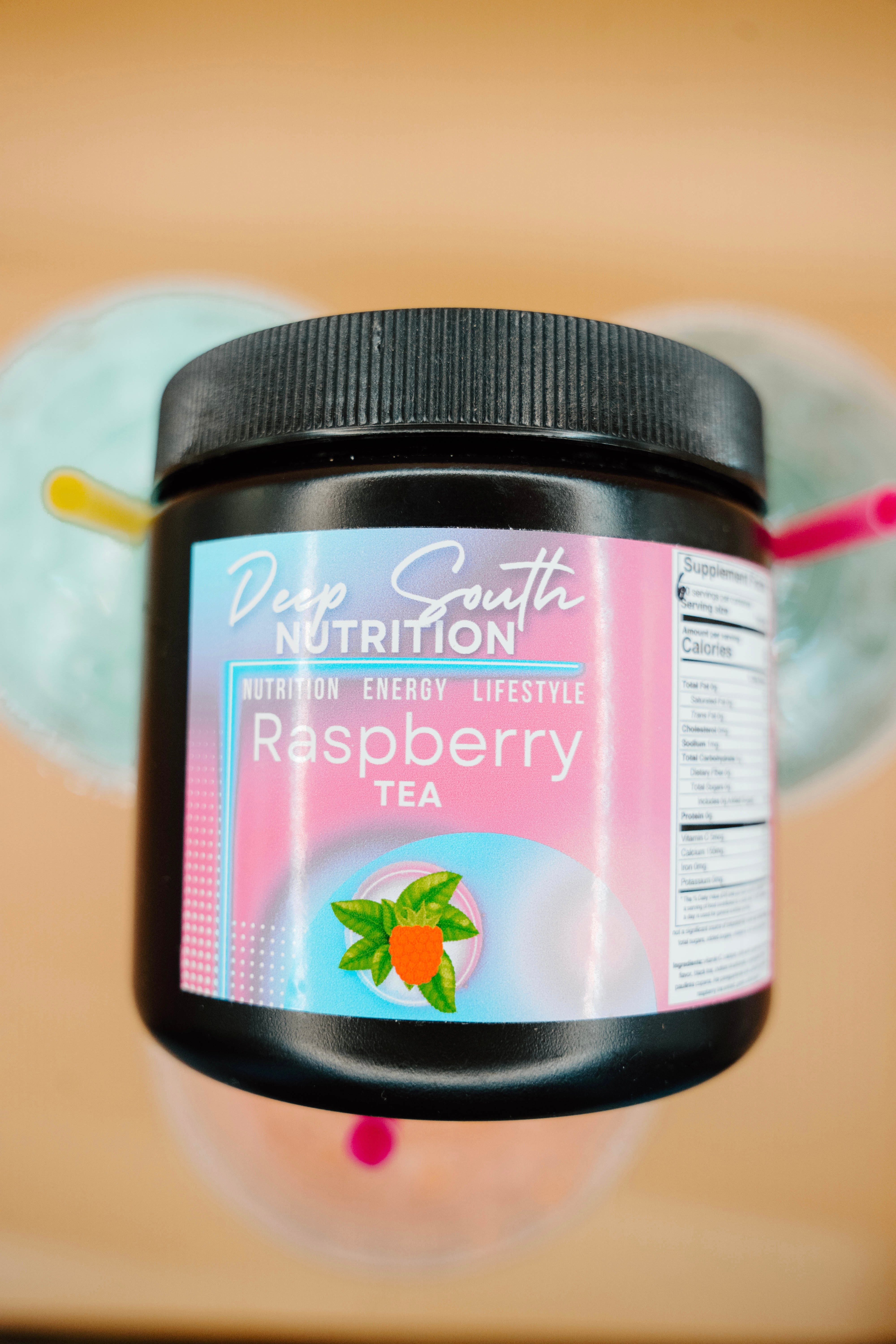 Raspberry Tea Powder 100 Servings – Deep South Nutrition